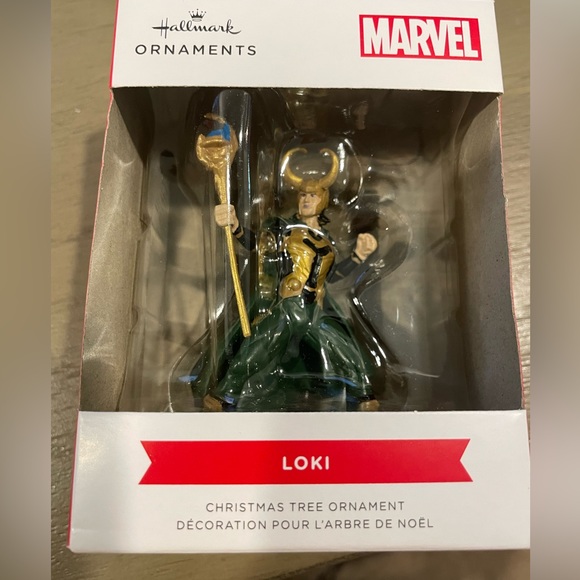 Hallmark | Holiday | Marvel Loki With Torch Hallmark Ornament Nib ...